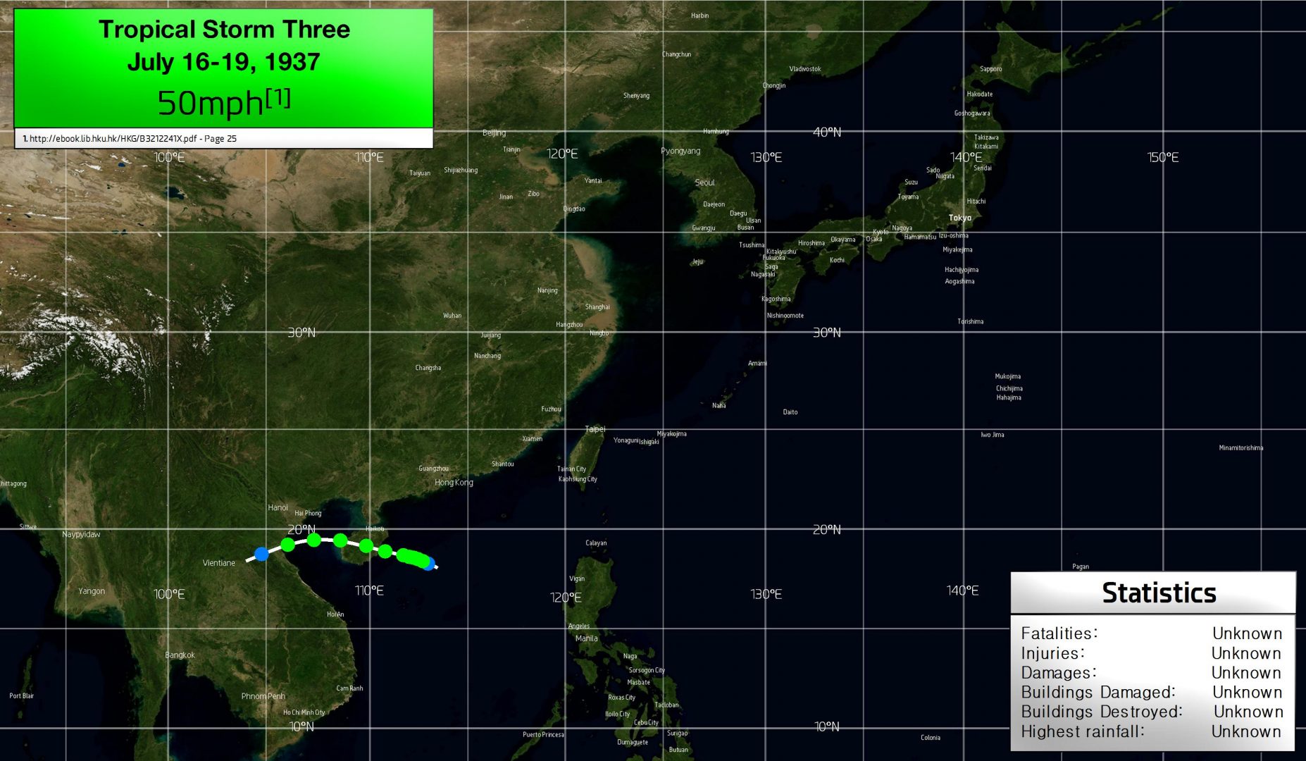 1937 Pacific Typhoon Season – Cyclone History